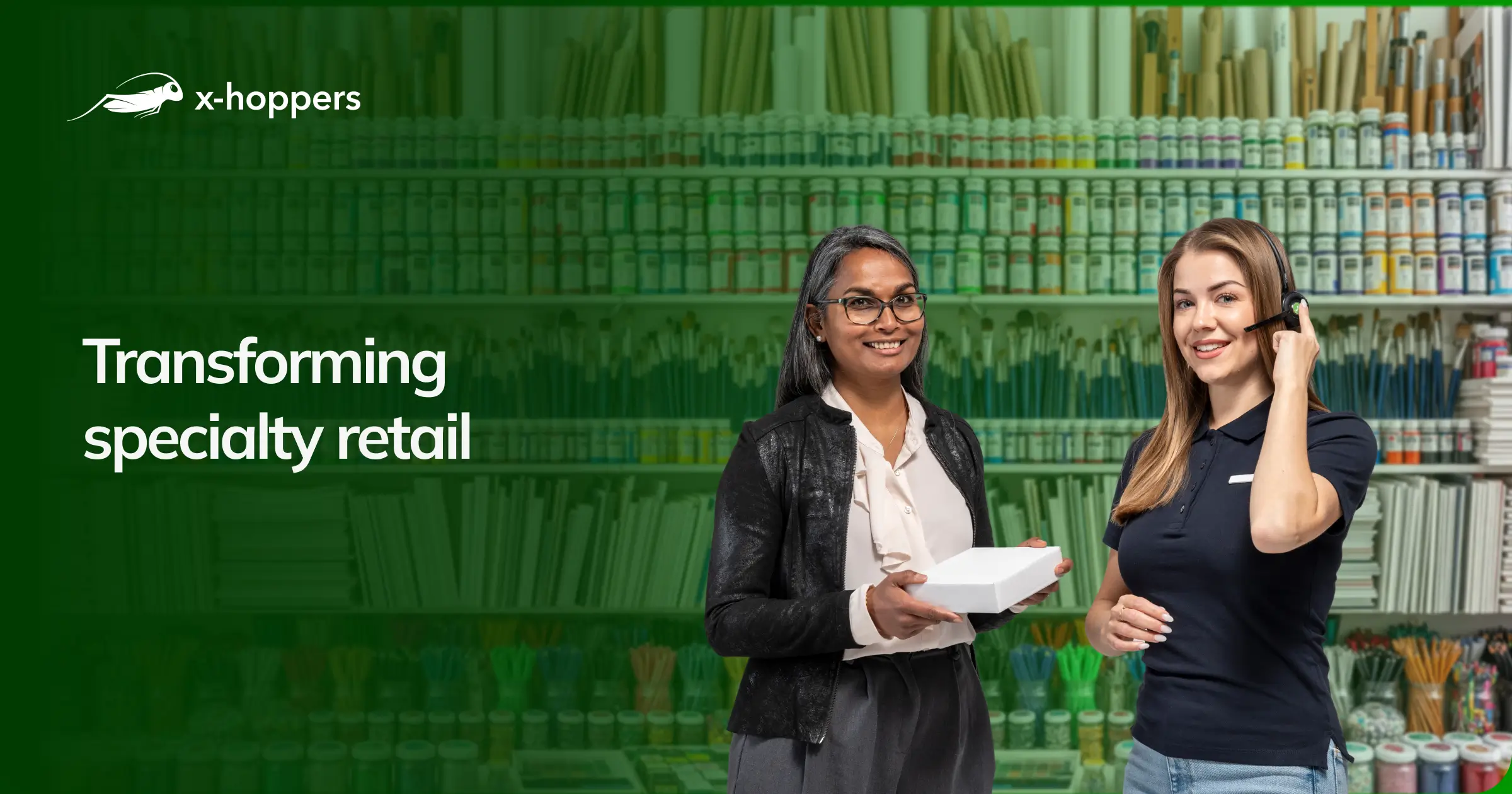 Transform specialty retail with our retail headsets | x‑hoppers