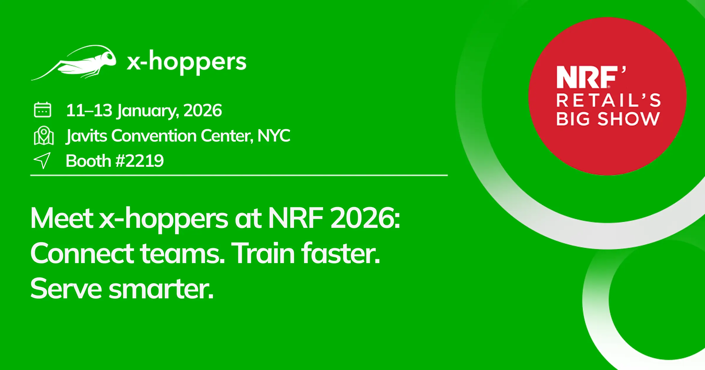 Join us at NRF 2026: Retail's Big Show | x-hoppers